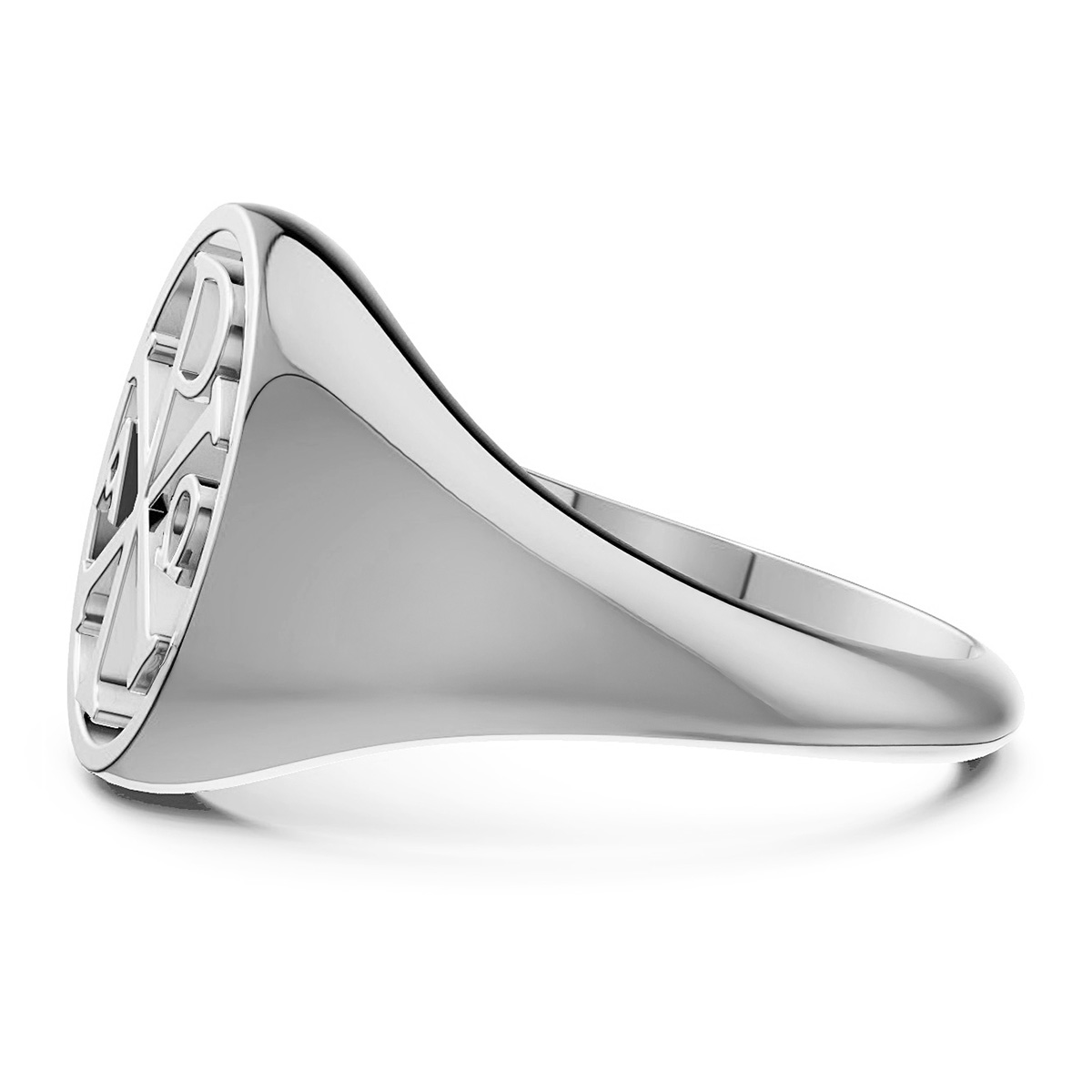 Silver Men’s Chi Rho Alpha Omega Ring