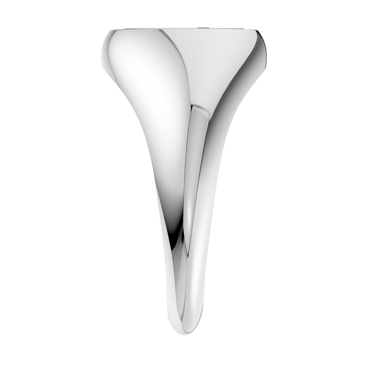 Platinum Cross Ring for Men