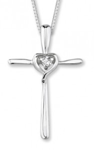 Heart Cross Necklaces