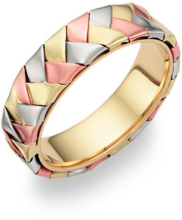 Tri-Colored Wedding Rings: Triple Crown Winners